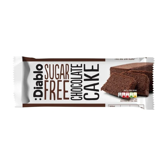 Diablo - Sugar-free chocolate cake 200 g | Délices Low Carb